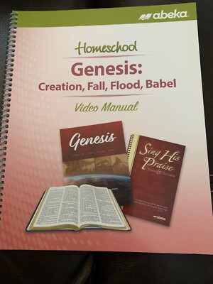 Abeka Homeschool Genesis: Creation, Fall, Flood, Babel Video Manual | eBay