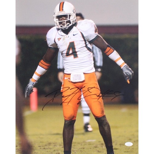 Devin Hester Signed Miami Hurricanes Speed Mini Helmet (Beckett ...