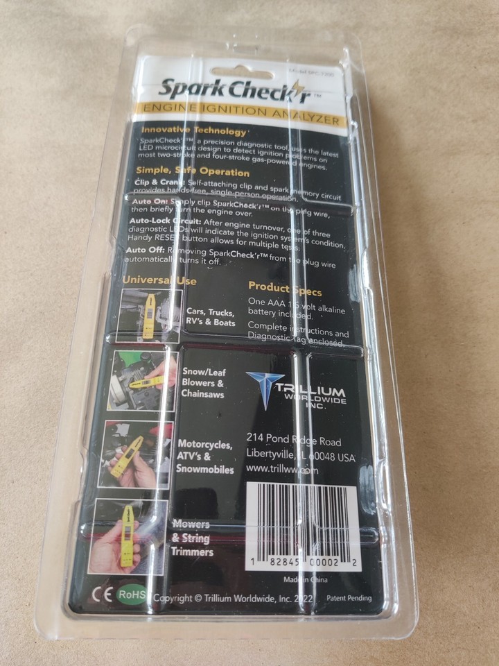 Spark Ignition Tester Check'R Ignition Tester SPC-7200 Small Engine ...