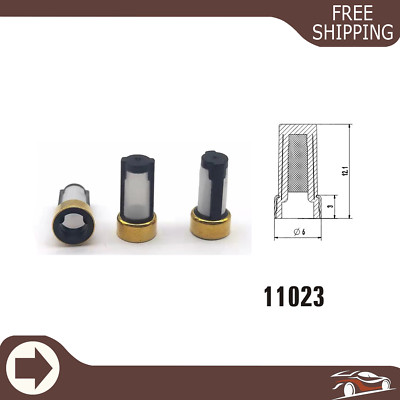 500 Pcs Fuel Injector Micro Filter for Injector Repair Kit Size:6×3×12 ...