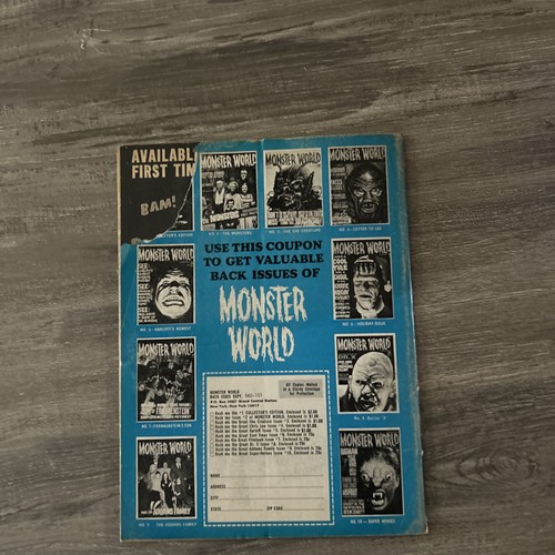 Famous Monsters of Filmland #51 Aug 1968 [VF] Vintage Warren Horror ...