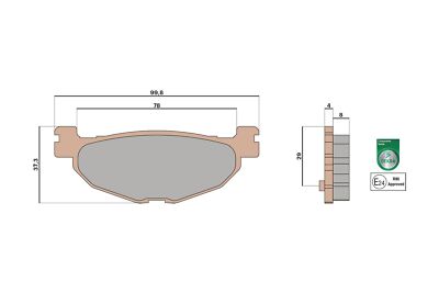 MALOSSI REAR BRAKE PADS SYNT FOR T MAX 500 IE 4T LC 2008-2011 | eBay ...
