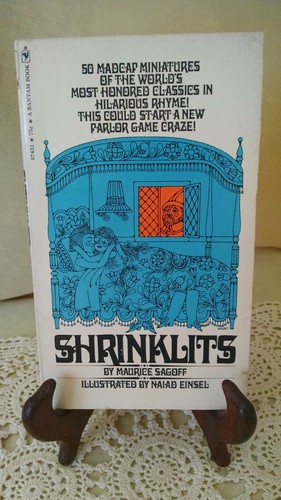 Shrinklits by Maurice Sagoff Bantam S7421 Dec 1972 Naiad Einsel 50 Mini ...