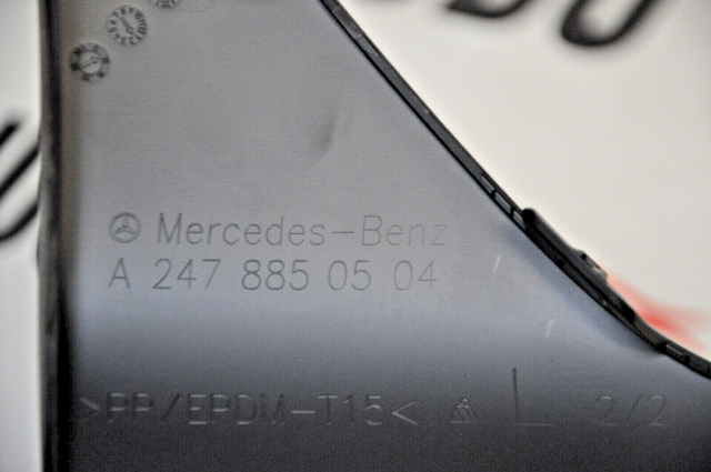 MERCEDES-BENZ GLA H247 VORDERE STOßSTANGE LINKE UNTERE TRIM A2478850504 ...