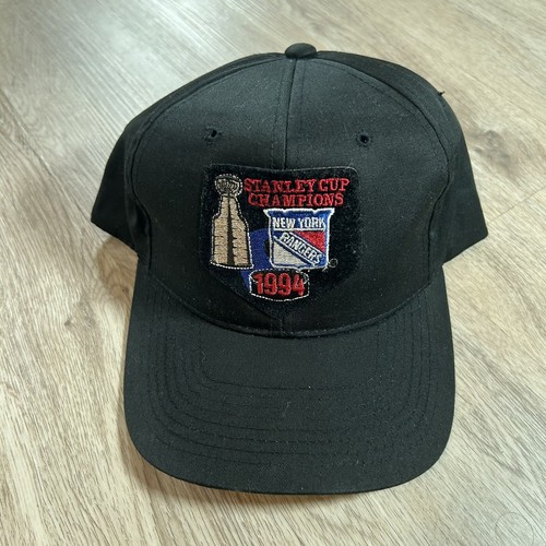 Vintage 1994 New York Rangers Stanley Cup Hat Snapback NHL Headmaster ...