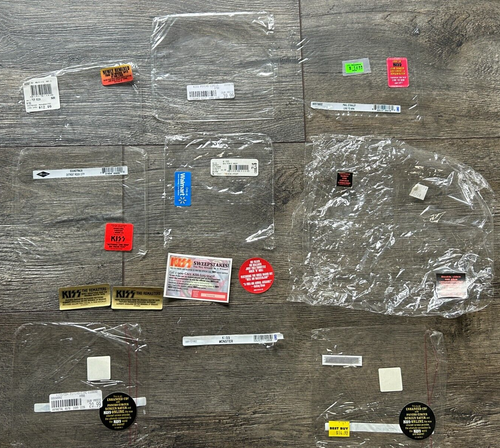 KISS CD Hype Sticker USA 13pc Lot Kiss Remaster Gold Label Vintage Kiss ...