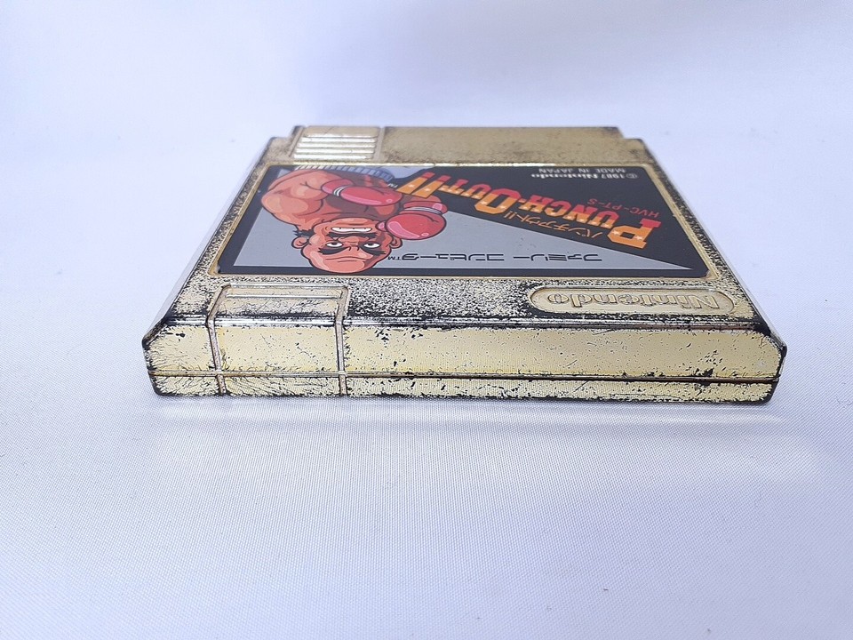 Punch Out Gold authentic Famicom cartridge Nintendo Boxing NES NTSC-J ...