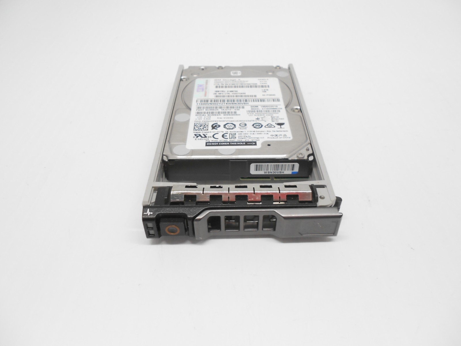 1.8TB 10K SAS 2.5" 12G HARD DRIVE DELL SERVER R330 R430 R630 R730 T630 ...