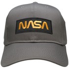 NASA Worm Gold Text Embroidered Iron On Patch Snapback Baseball Cap | eBay