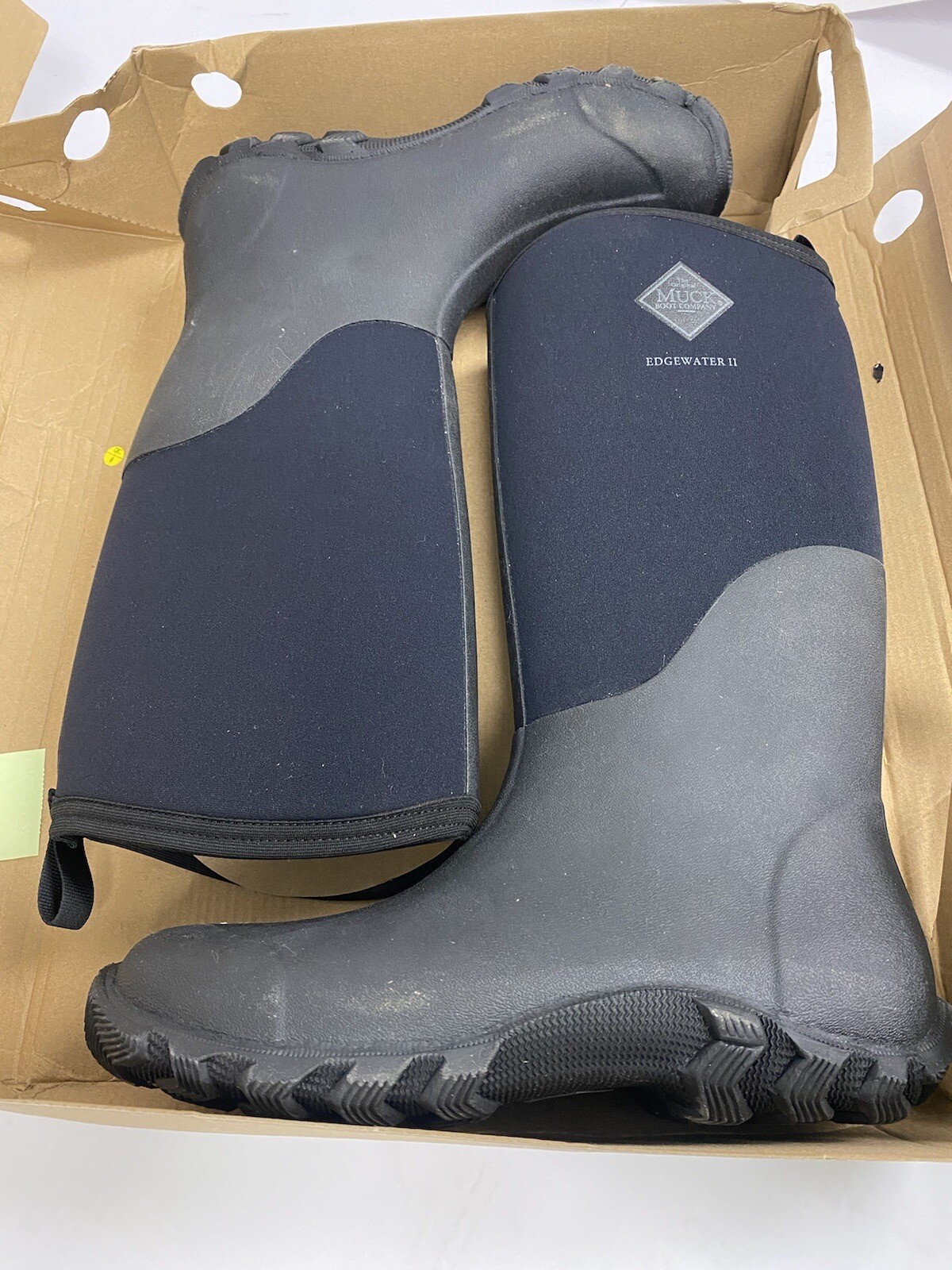 Muck Boot Edgewater II EW2-000 Rubber Synthetic Unisex Boots Black Men ...