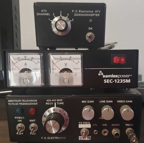 PC Electronics TC70-20S Amateur Television Transceiver w/PSU ...