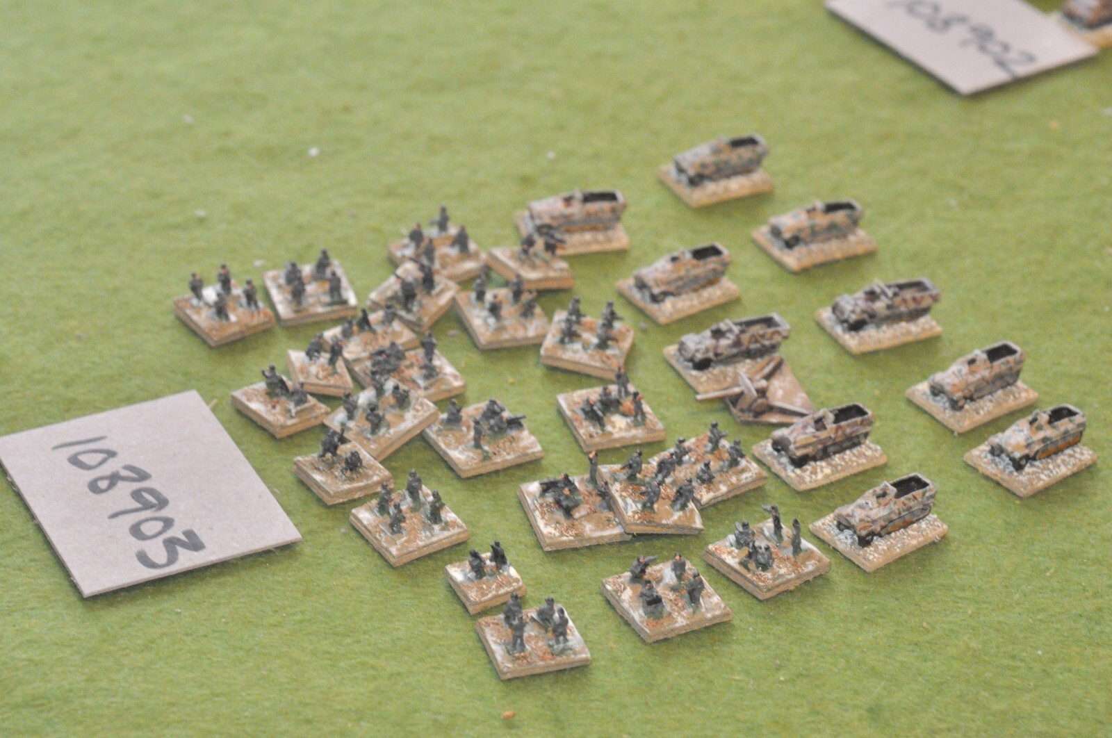 6mm WW2 / german - battlegroup 10 bases & inf - (108903) | eBay