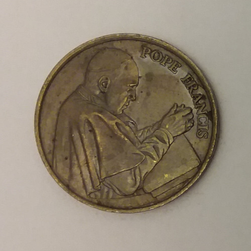 Pope Francis Catholic Religious Pocket Coin Token 25mm | eBay