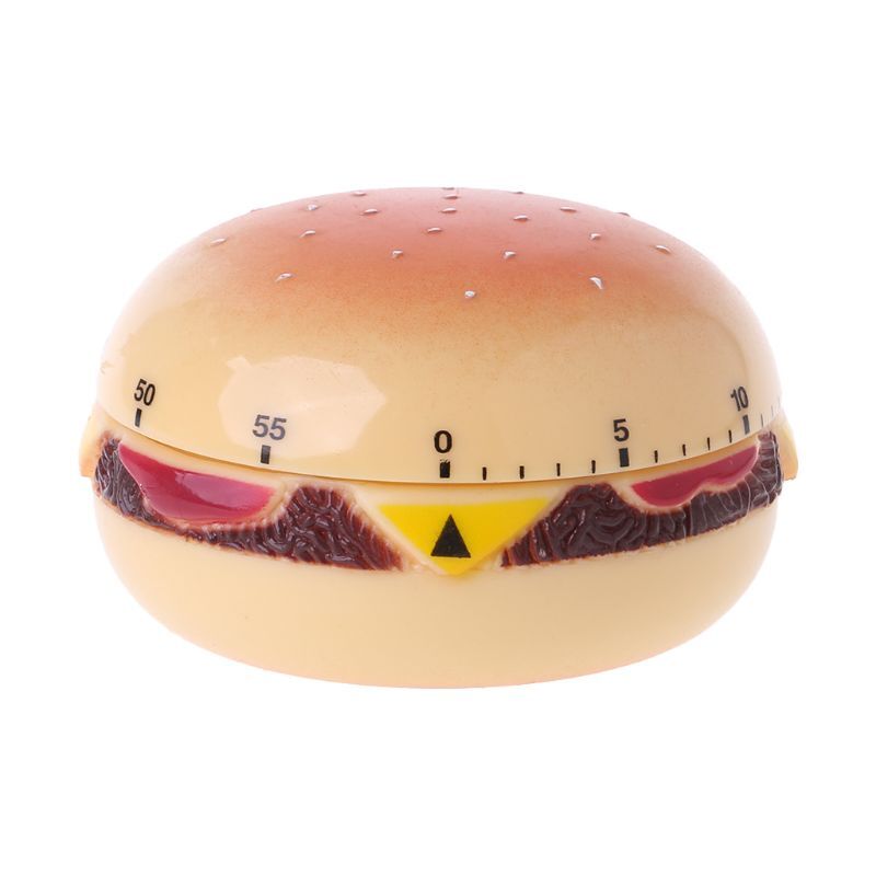 Hamburger 60 Mechanical Timer Countdown Alarm Kitchen Cooking Reminder ...