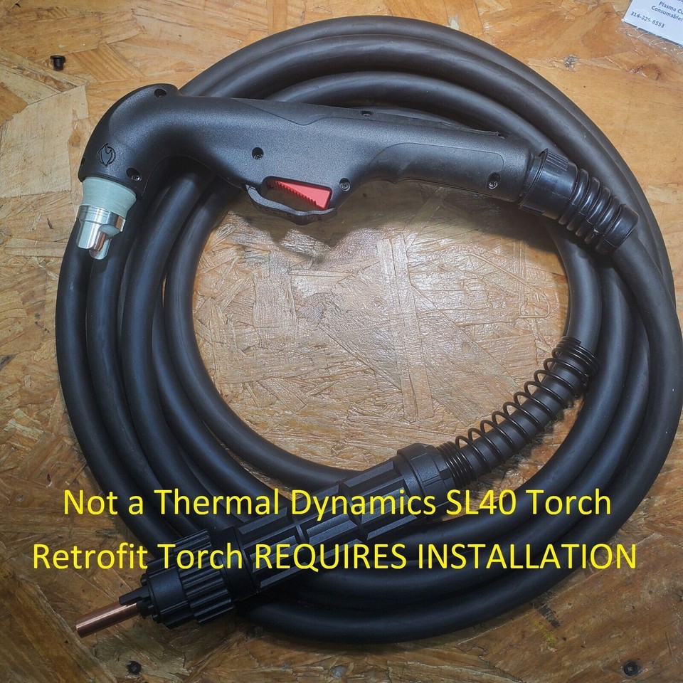 7-0040 SL40 Replacement Torch 9-0097 Fits Thermal Dynamics Cutmaster 40 ...