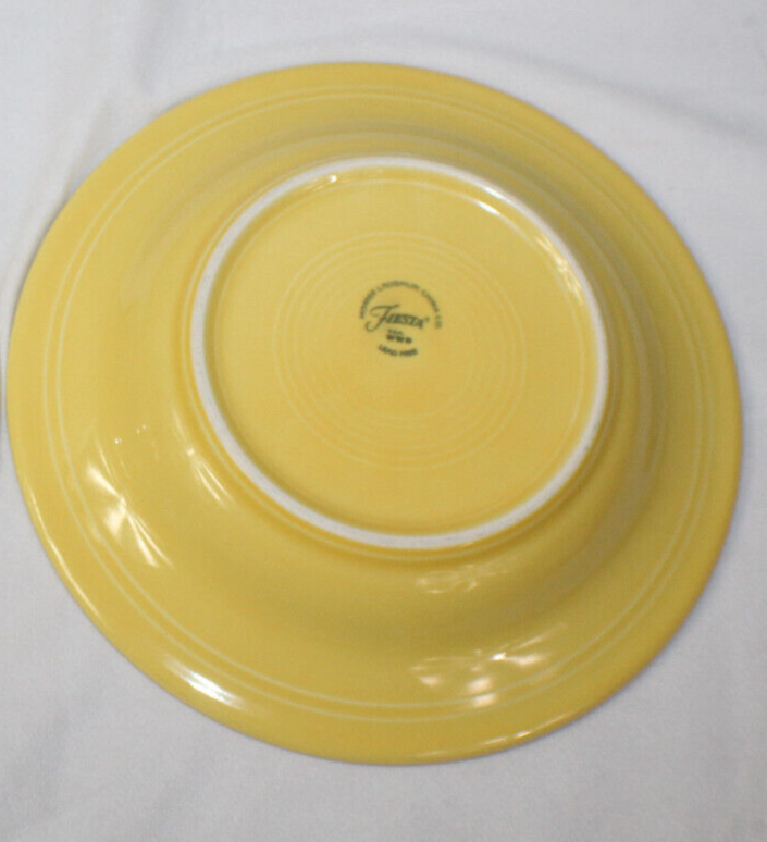 Fiestaware, Deep Plate, Rimmed Pasta Bowl, Fiesta, Daffodil Yellow, XXA ...