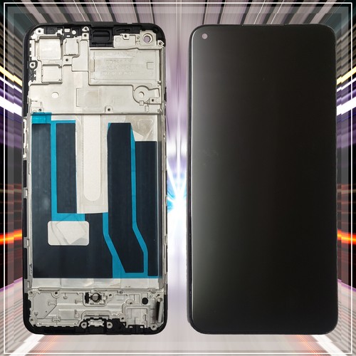 HX Display for Oppo Reno 5 4G CPH2159 Black LCD Screen + Touch + Frame ...