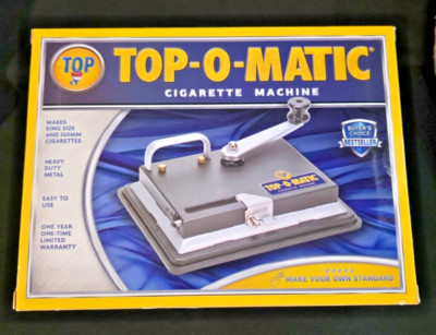 TOP-O- MATIC CIGARETTE ROLLING MACHINE WORKS W/ KING SIZE & 100MM TUBES ...