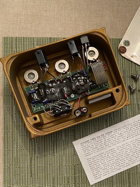 Centaur Professional Overdrive Pedal - Klon Original Long Tail Gold ...