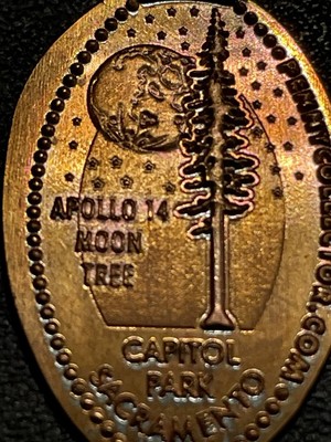Apollo 14 Moon Tree Capital Park Sacramento CA Zc Elongated Penny ...
