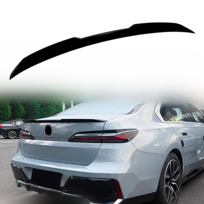 For BMW 7 Series i7 G70 G73 2023-2025 Gloss Black Rear Trunk Spoiler ...