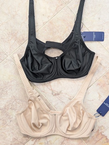 New 2 pack Aura seamless Full cup bra FL2322 w/ tag on 30DD UK/30E US ...