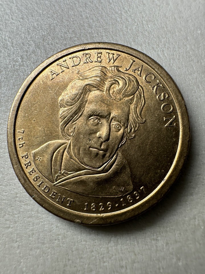 2008 P Andrew Jackson US One Dollar Coin Circulated | eBay