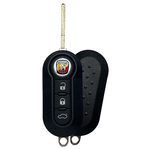 Cut Key Oem 2012-2017 Fiat Abarth Logo 500 595 Flip Key Fob Remote ...