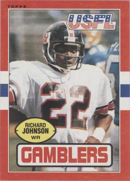 1985 Topps USFL - #44 Richard Johnson (RC) for sale online | eBay