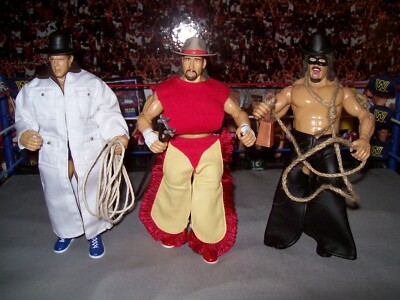 CUSTOM FUNK BROTHERS Jimmy Jack Hoss Terry Jakks WWF Classic Superstars ...