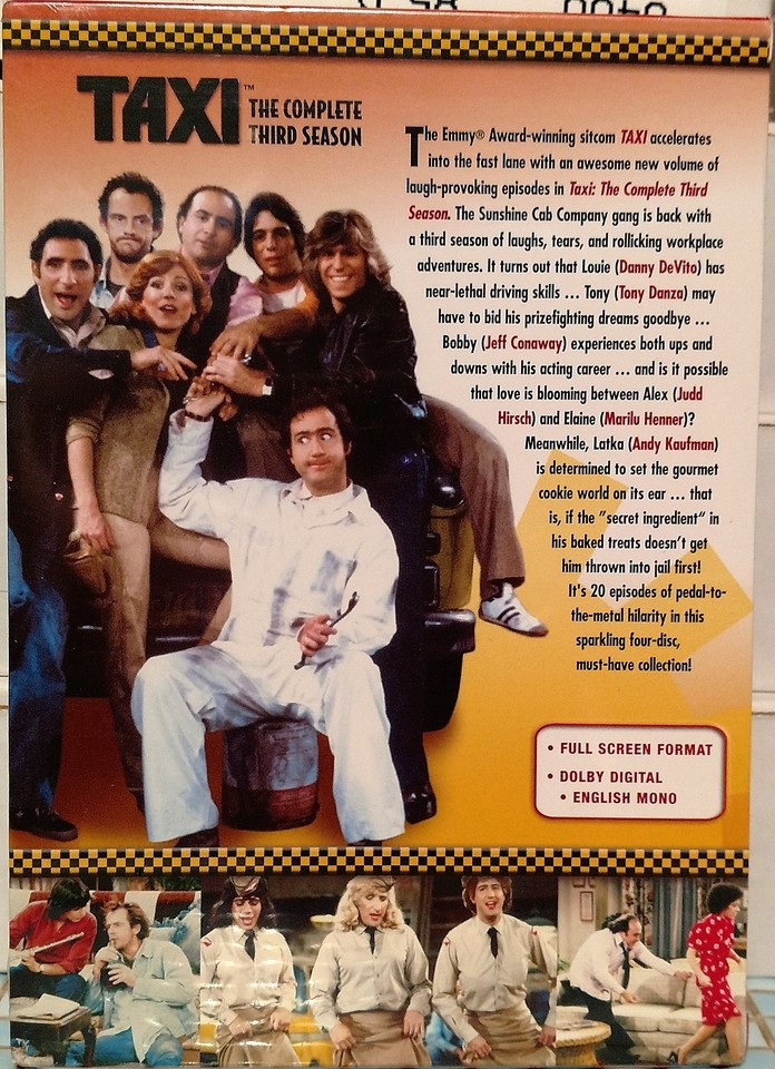 Taxi: The Complete Third Season (DVD, 2005, 4-Disc Set) BRAND NEW ...