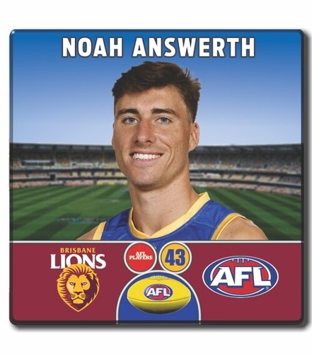 2024 AFL Brisbane Lions Football Club - ANSWERTH, Noah | eBay Australia