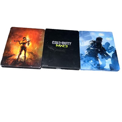 Lot Of Three PS3 Call of Duty Steelbooks Modern Warfare 3 MW3 Ghost ...
