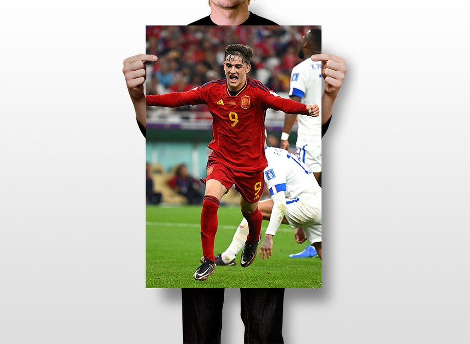 Gavi Spain National Team World Cup Qatar 2022 Wall Home Decor - POSTER ...