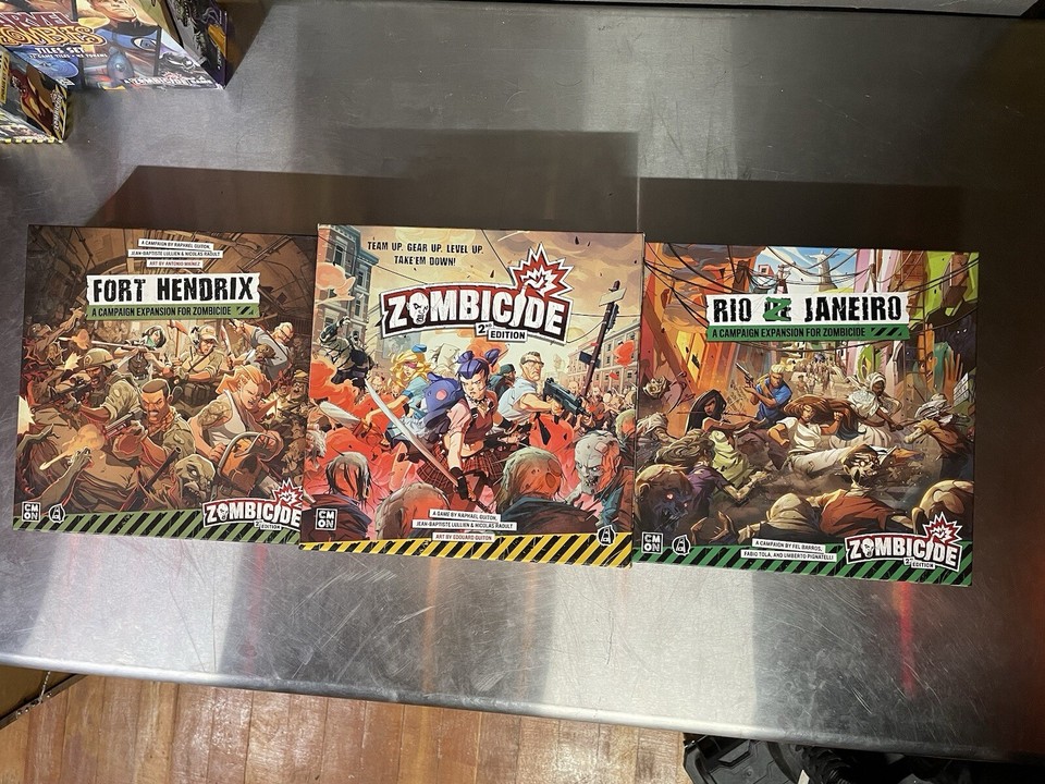 CMON Zombicide 2nd Edition + SLZ Edition + ALL EXPANSIONS | eBay