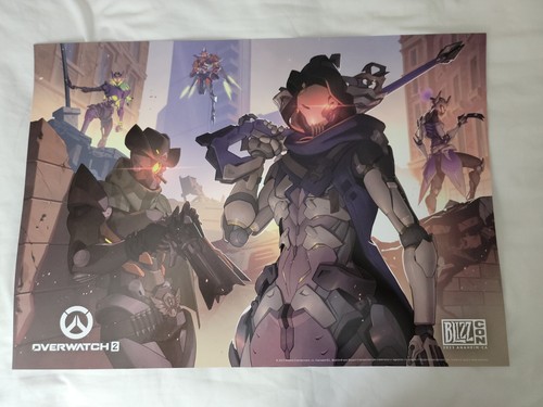 EXCLUSIVE Blizzcon 2023 Overwatch 2 Poster Blizzard Entertainment | eBay