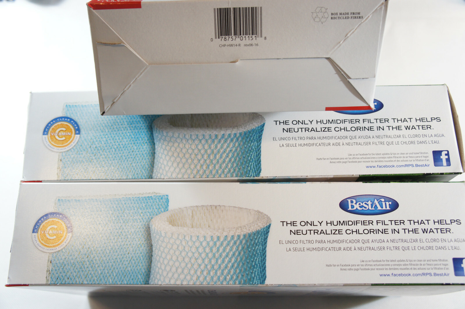 3 Box BestAir Humidifier Filter HW14 Compatible w/ Honeywell, Holmes ...