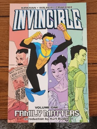 Invincible Volume 1 Family Matters - Image Comics Paperback BC1 ...