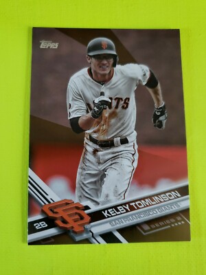 2017 Topps Gold #510 Kelby Tomlinson SN 0123/2017 | eBay