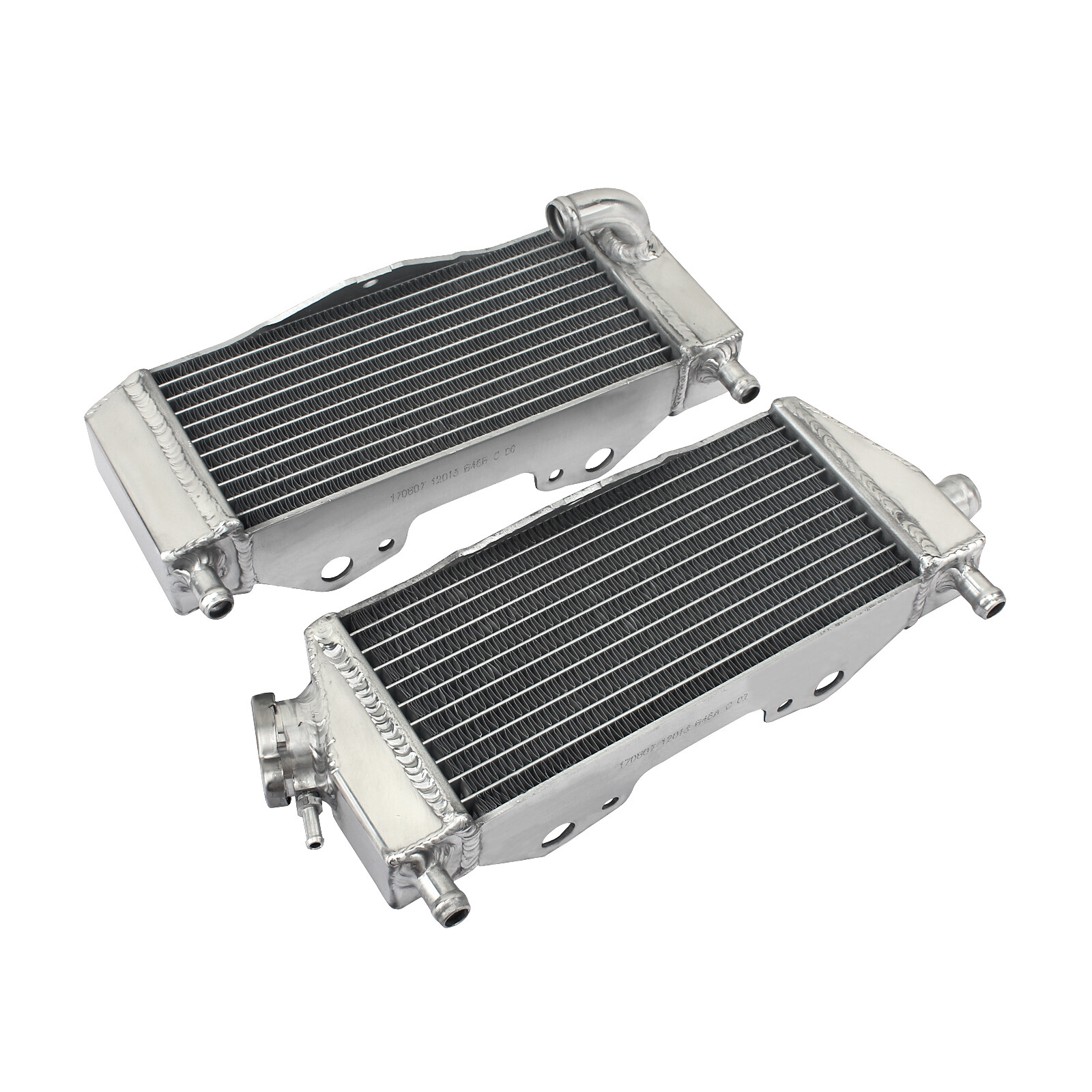 Alu Radiators For Kawasaki KX 125 2003-2008 KX250 2003-2004 Engine ...