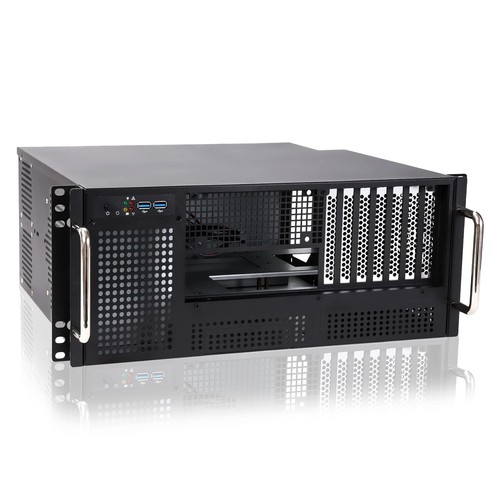 RackChoice 4U Front I/O ATX/Micro ATX rackmount Server ChassisUSB3.0x22 ...