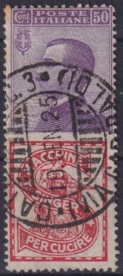F-EX60450 ITALY 1924-25 50c ADVERTISING SINGER FINE USED. | eBay