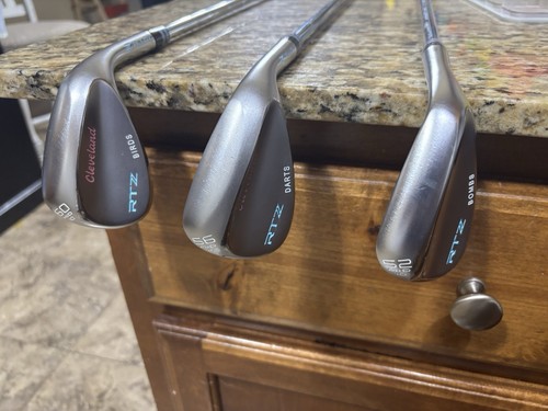 2025 Cleveland RTZ Satin Custom Wedge Set 52.10 56.10 60.10 RH Wedges ...