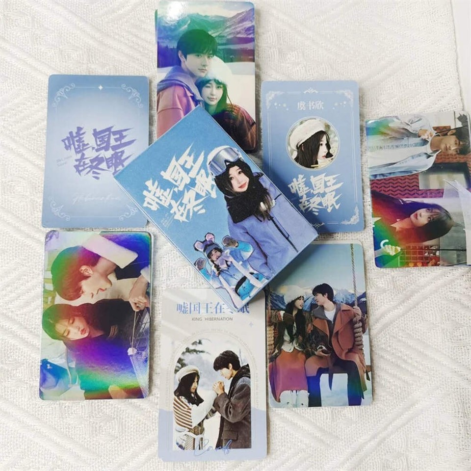 50pcs/set KiiiKiii Girl Group Debut Album Laser LOMO Card Postcard ...