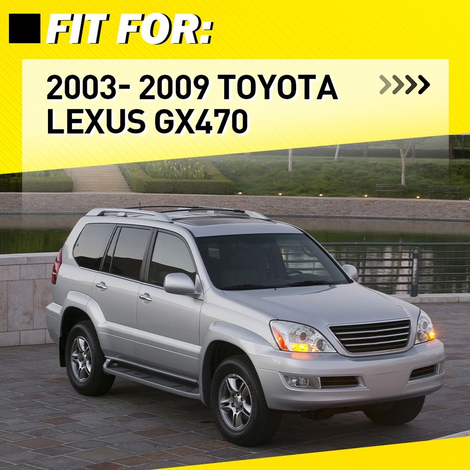 For 03-09 TOYOTA LEXUS GX470 Inside Rear Door Gray Grip Handle OEM ...