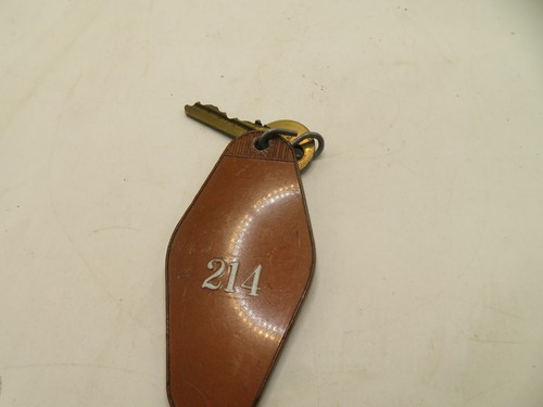 Vintage Hotel Motel Key Fob and Key UNKNOWN RM 214 | eBay