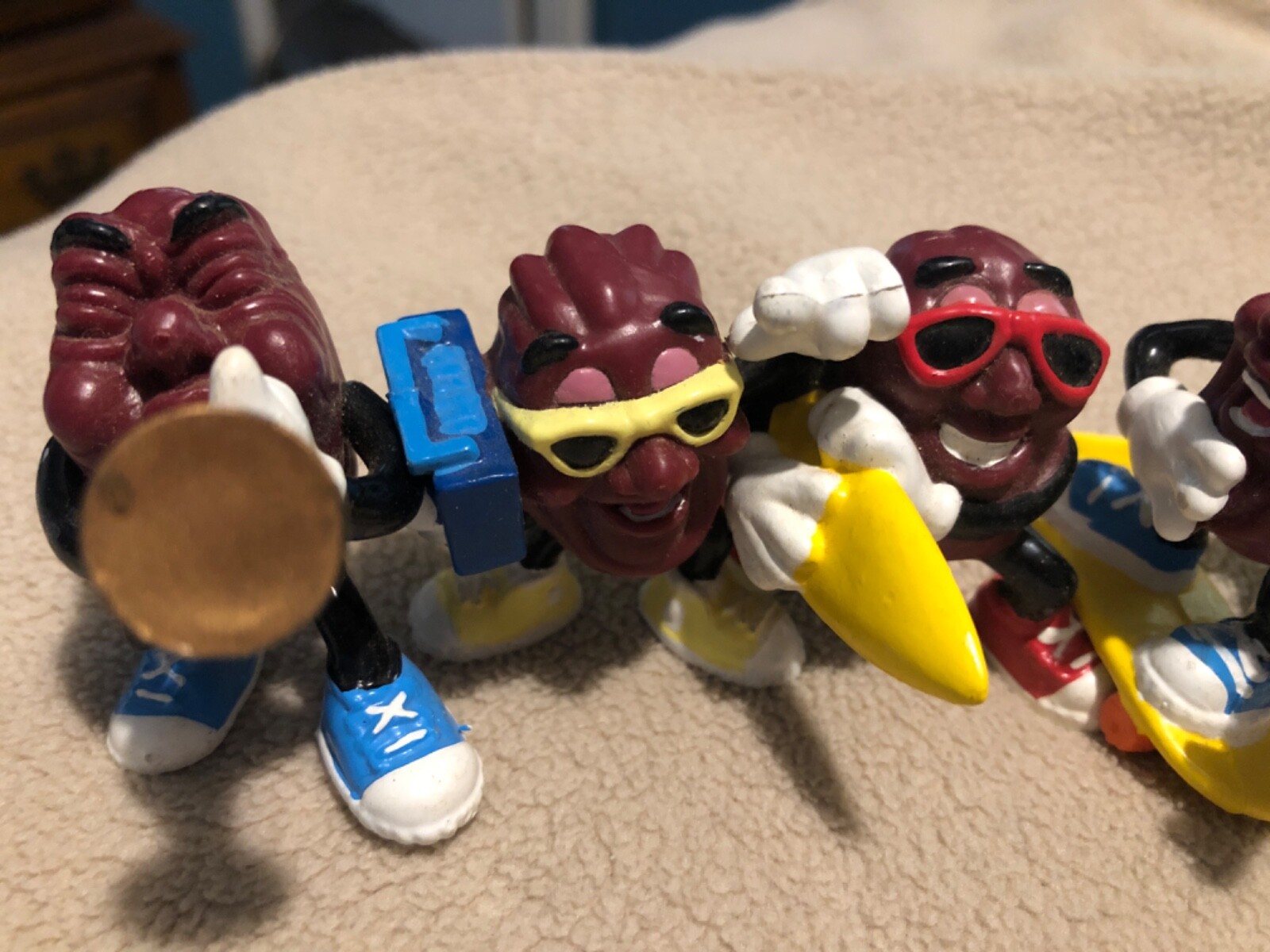 1988 The California Raisins Hardee's Series #2 Set of 6 Vintage Raisin ...