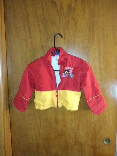 VTG Nick JR Dora the Explorer jacket size 5T girls youth red zipper ...