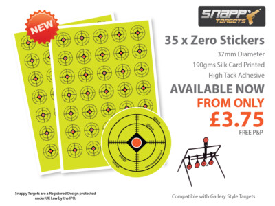 Self Adhesive Target Shooting Stickers for Airgun, Air Rifle and and ...