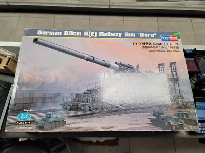 HobbyBoss - German 80cm K(E) Railway Gun "Dora" (1:72) | eBay